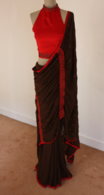 Location de sari | saari en soie | Paris | saree brode| Boutique Zardosi